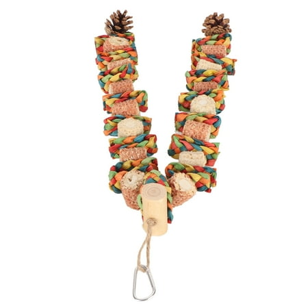 Bird Chew Toy, Easy Installation Corn Cob Bird Toy Beak Grinding ...