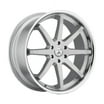 Asanti Black Aluminum Rim ABL-23 SIGMA 20X10.5in Brushed Silver Chrome ...