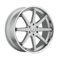 Asanti Black Aluminum Rim ABL-23 SIGMA 20X10.5in Brushed Silver Chrome ...