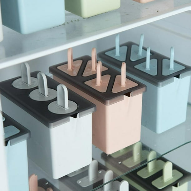 4 Cell Frozen Ice Block Frozen Ice Block 4 Trays 4 Cell Molds Ice ...