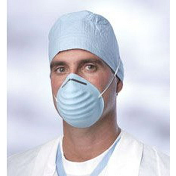 Blue Disposable Molded Face Masks (Pack of 50) - Walmart.com