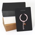50Pieces/set Jewelry Cards for Selling Keychain Card Holder Brown Paper ...