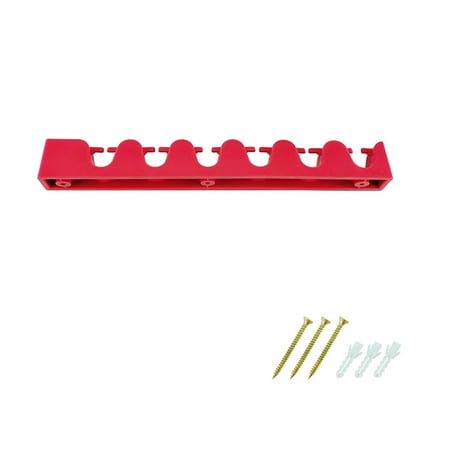 Ruiboury Rubber Fishing Rod Holder 6 Clips Vertical Wall-mounted Pole ...