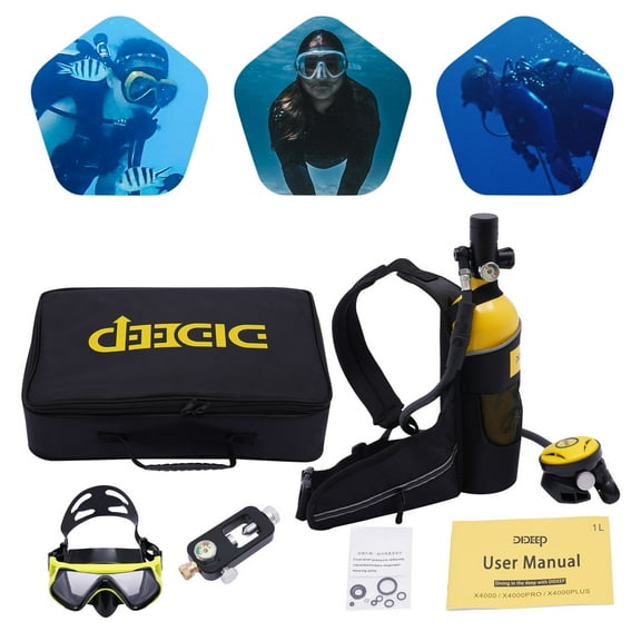 2L Scuba Tank S700PLUS Oxygen Diving Tank Diving Equipment with Hand ...