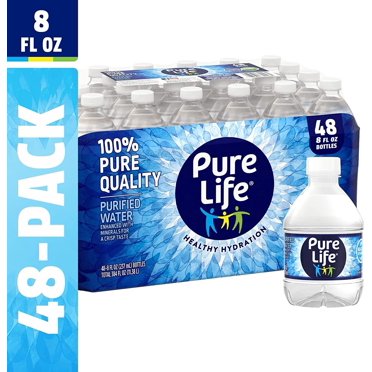 Pure Life Purified Water 12 fl oz, 12-pack Plastic Bottles - Walmart.com