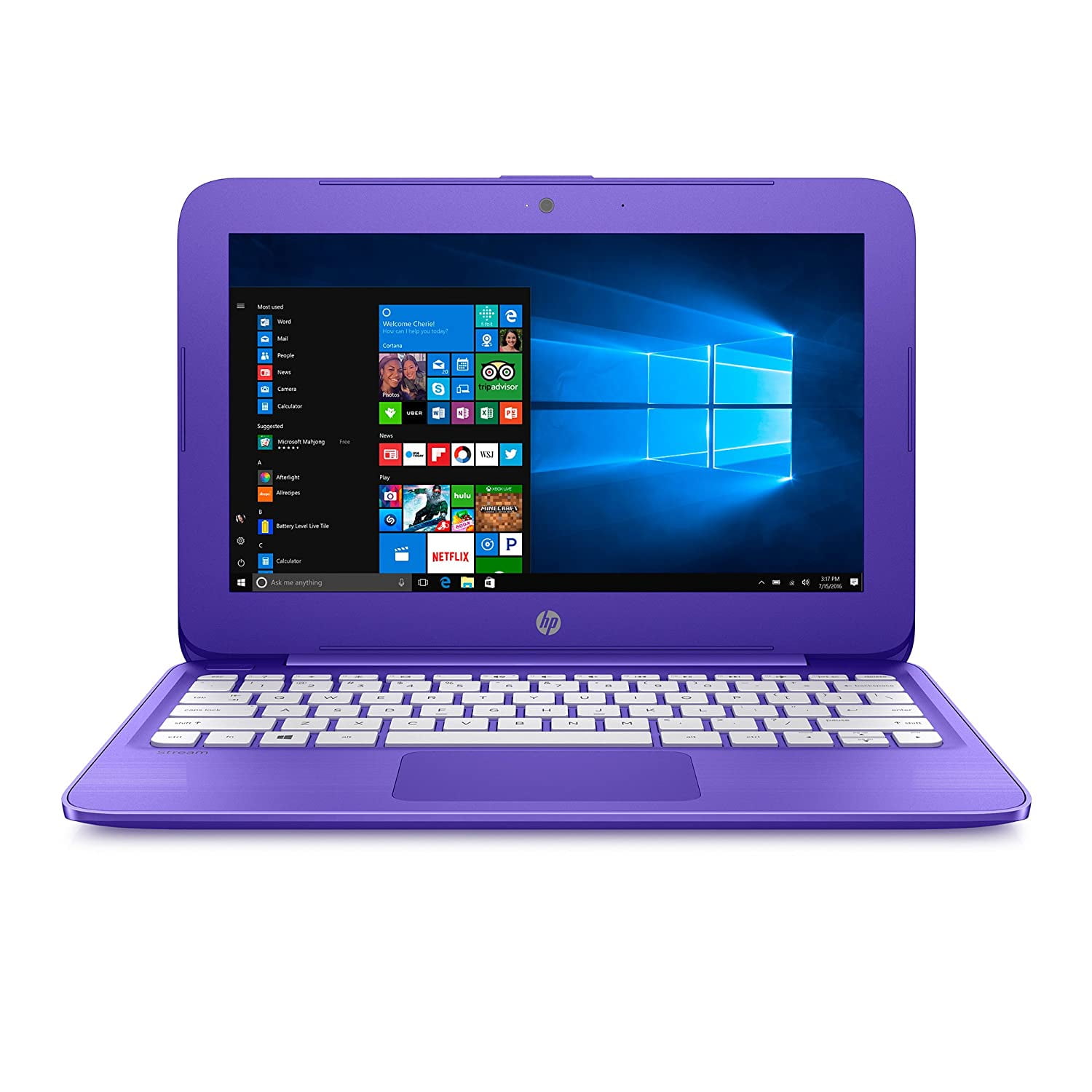 Laptop HP Stream Laptop 11y020nr 4gb Ram 32gb Emmc -morado | Walmart en ...