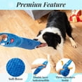 Squeaky Dog Puzzle Toys Interactive Plush Dog Toys Snuffle Mat for Dogs ...