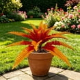 Artificial Fall Plants Artificial Fall Ferns for Outdoors, Medium ...