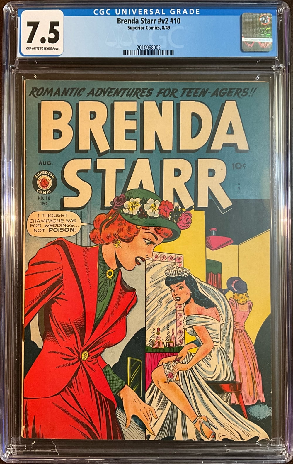 Brenda Starr #10 - CGC 7.5 Comic Book - Walmart.com