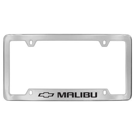 Chevrolet Malibu Chrome Plated Metal Bottom Engraved License Plate ...