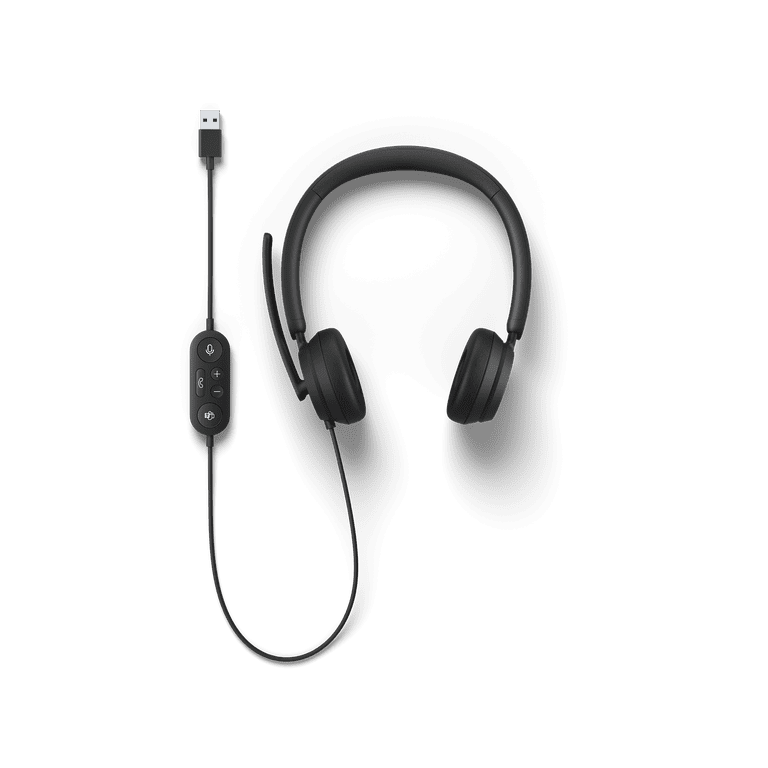 Background Noise Reducing Microphone Microsoft Modern Wired Headset ...