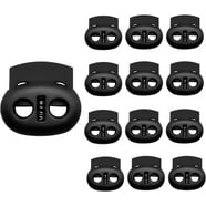 Toggles for Drawstrings, 50pcs Spring Cord Locks Double Holes Toggles ...