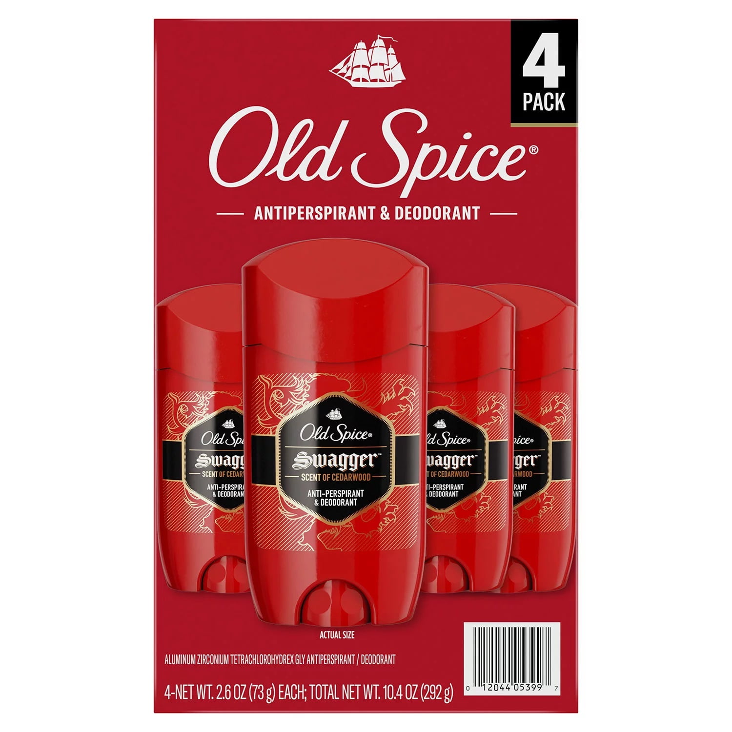 Old Spice Swagger Invisible Solid Antiperspirant and Deodorant, 2.6 ...