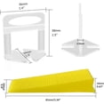 401-Piece Tile Leveling System with Plier, 300 Spacer Clips and 100 ...