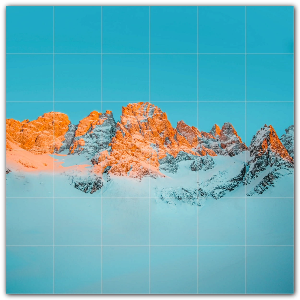 Picture-Tiles.com: Mountains Ceramic Tile Wall Mural WAL500859-66XL. 72 ...