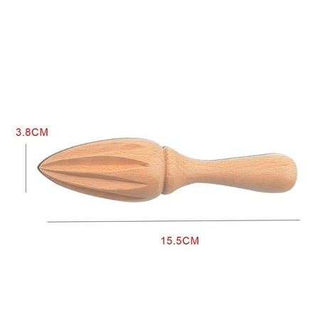 Multifunctional Manual Lemon Squeezer Wooden Fruit Juicer Squeezer ...