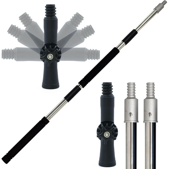 Purdy Power Lock Professional Grade Extension Pole, Extends 2-4 ft ...