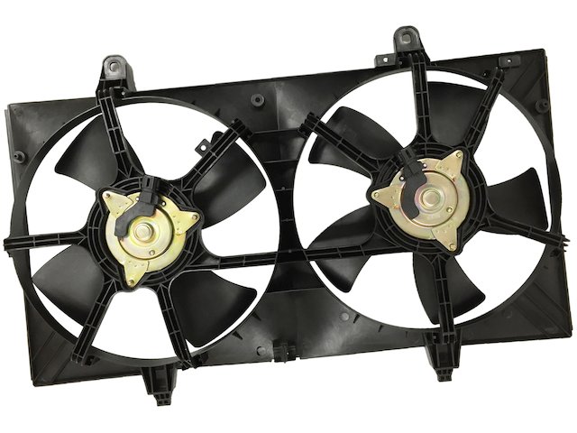 Auxiliary Radiator Fan Assembly - Compatible with 2002 - 2006 Nissan ...