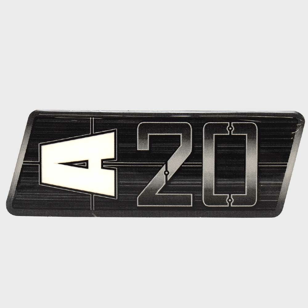 Axis Boat Raised Emblem Decal 5974646 | A20 Black Silver Sticker ...