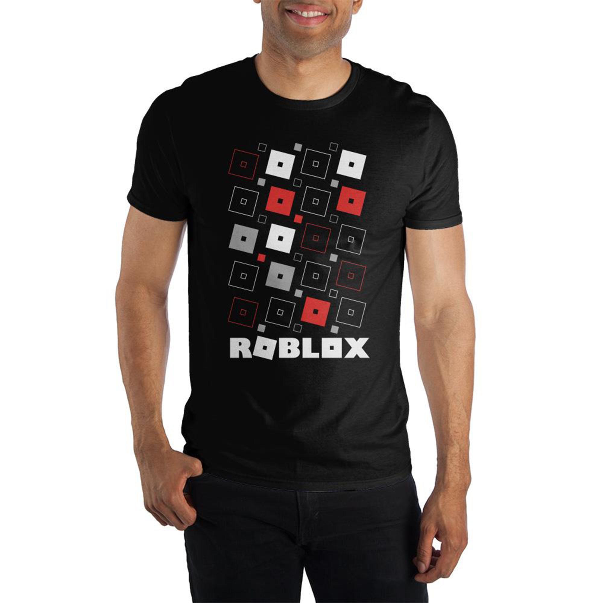 Roblox Men s Logo Short Sleeve Graphic T Shirt Up To Size 2XL Roblox Men s Logo Short Sleeve Graphic T Shirt Up To Size 2XL