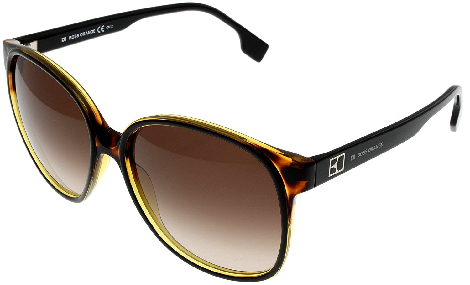 Hugo Boss Hugo Boss Orange Sunglasses Women Bo 0013 689jd Havana Rectangular Size Lens