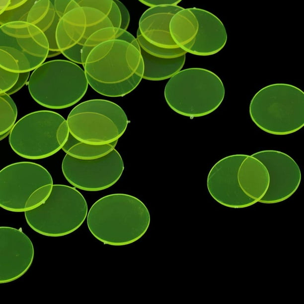 ruzhgo 300 Pieces Translucent Bingo Chip 3/4 Inch for Bingo Game Cards ...