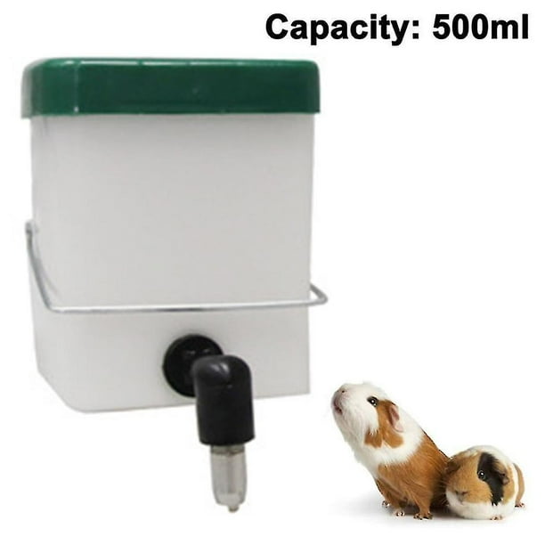Pet Water Feeder Animal Drinker Hanging Waterer Hamster Water Bottle ...