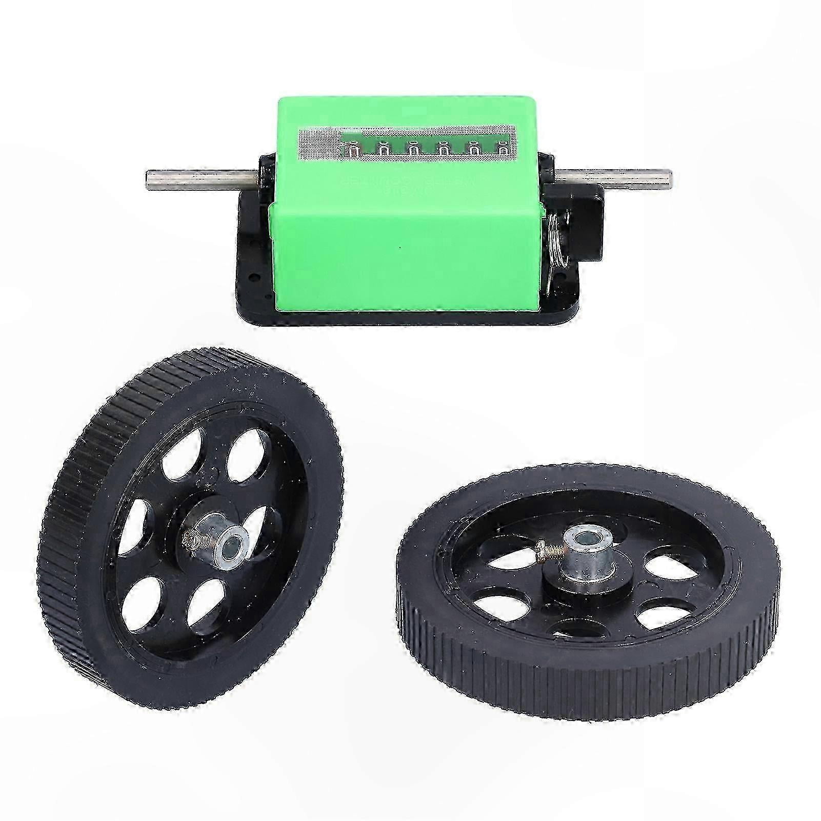 6-Digit Mechanical Length Counter, Rolling Meter with 0-99,999.9 Range ...