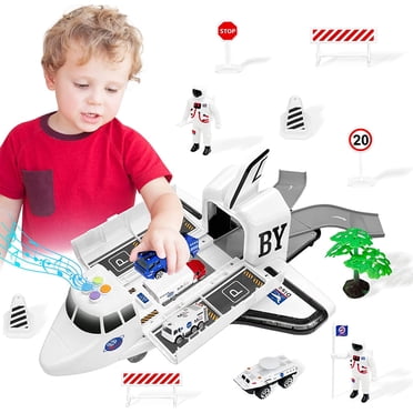 Astro Space Shuttle Jet Battery Operated Bump and Go Toy Plane w ...