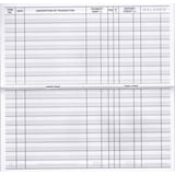 "Easy Read Register Checkbook Transaction Register, 2024-2026 Calendar ...