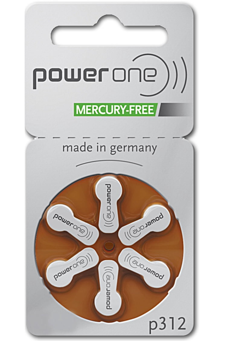 Power One Size 312 Hearing Aid Batteries - 30 count | Walmart Canada