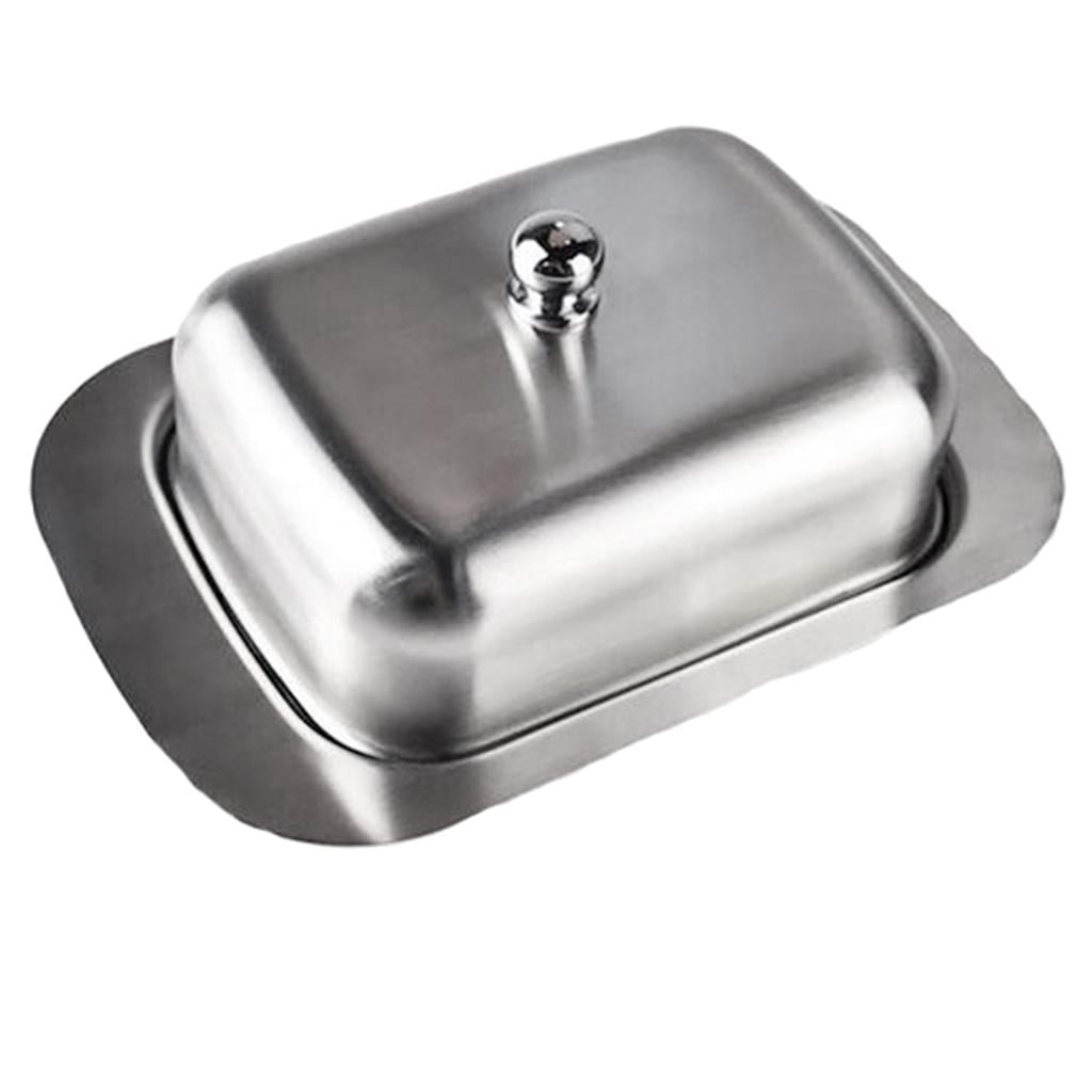 Stainless Dish Dessert Cake Steak Serving Tray Food Container B ...
