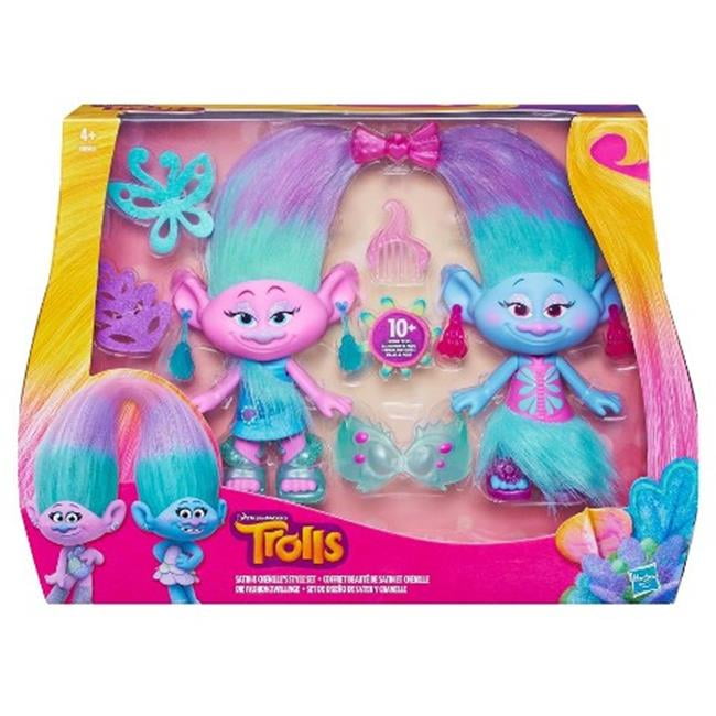 Hasbro HSBB6563 Trolls Satin & Chenilles Style Set, Pack of 3 - Walmart ...