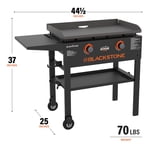 Blackstone 28” Adventure Ready 2-Burner Propane Griddle with Omnivore ...