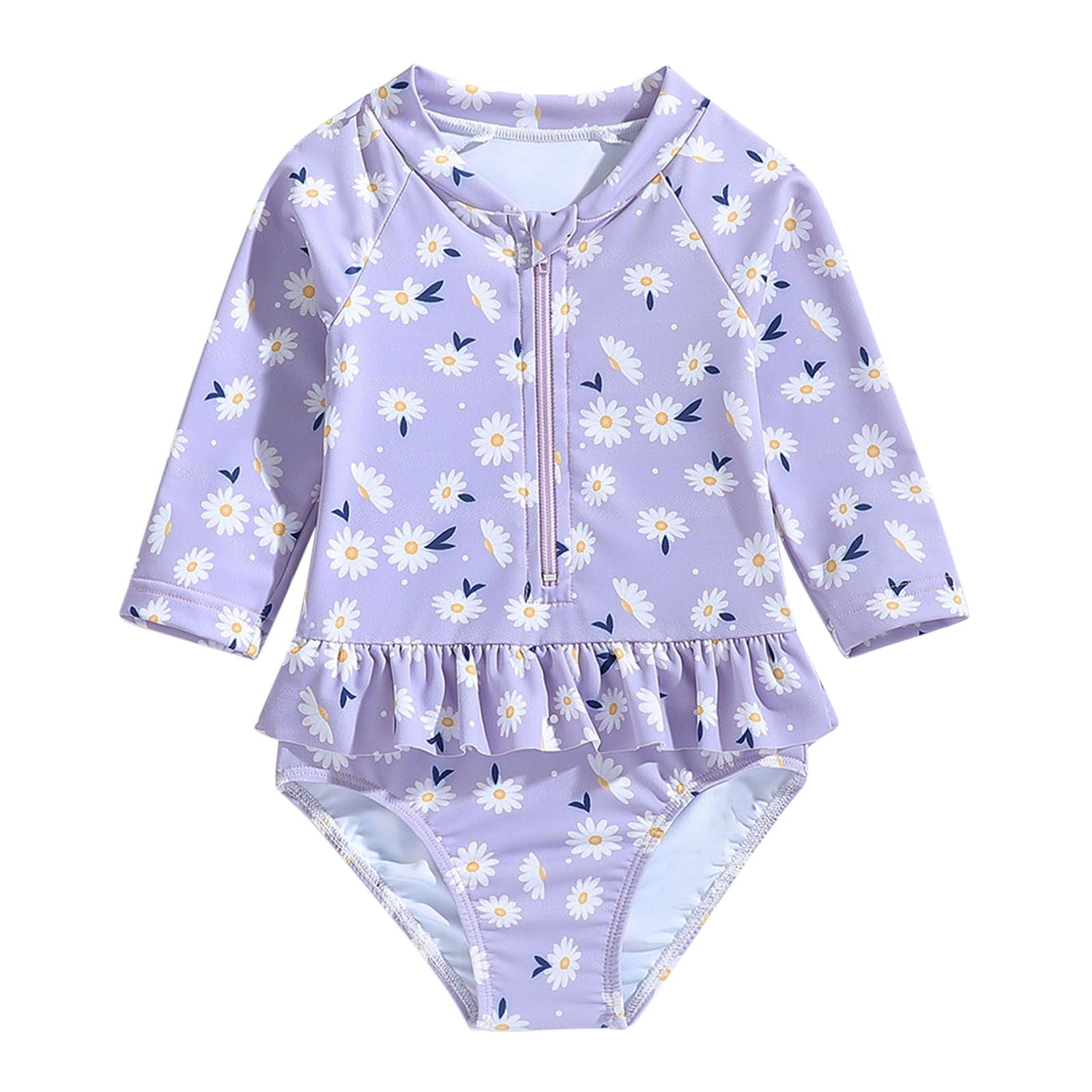 Click here for Chengzi Toddler Girl Rash Guard Bathing Suits Flou... prices