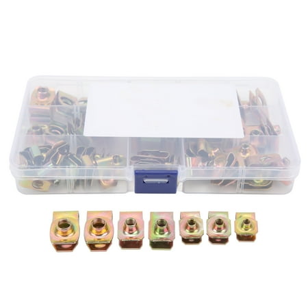 U Clip, Strong Rust Resistance High Elasticity U Nuts Clamp Set 60Pcs ...