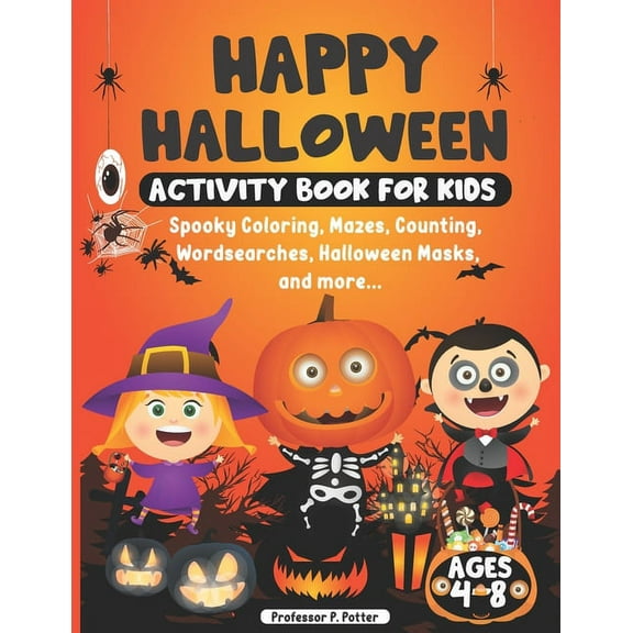 Halloween mazes for smart kids : Halloween Activity Book for Kids Ages ...