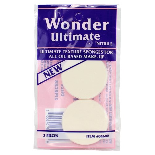 Wonder Ultimate Texture Sponges For All Oil Based Make-Up Round - 2 ...