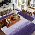 4x6 Area Rugs Purple Ombre Non-Skid Rubber Backing Large Rectangle Rugs ...