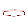 For Chrysler 300 05-07 Red Carbon Fiber Rearview Mirror Frame Cover ...