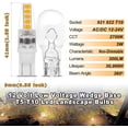 Alide 12V Wedge Base LED Landscape Bulbs, T5 T10 3W 300lm, 10 Pack ...