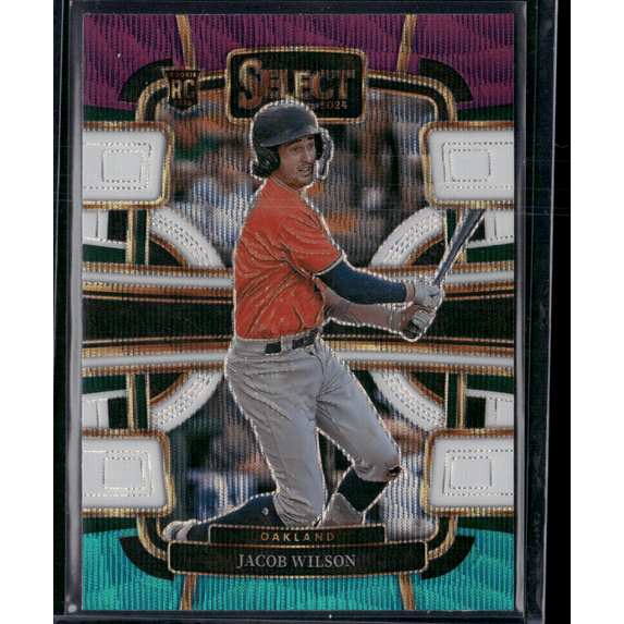 2024 Select Baseball JACOB WILSON #11 Concourse Tri-Color Prizm Rookie ...