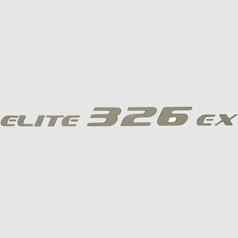 G3 Boat Raised Decal Sticker Emblem | Mirrored Vinyl Elite 326 EX ...