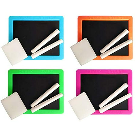 Neon Chalkboard Set Includes Board, Chalk, and Eraser, Educational ...
