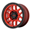 KMC Aluminum Rim KM540 RECON 18X8.5in Gloss Black Machined with Red ...