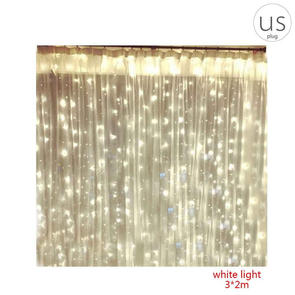 outdoorline Home Bedroom String Light Window Curtain Indoor Wall ...