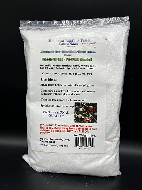 Artificial Snow Fake Plastic Snow Flakes for Holiday Decoration Two of ...