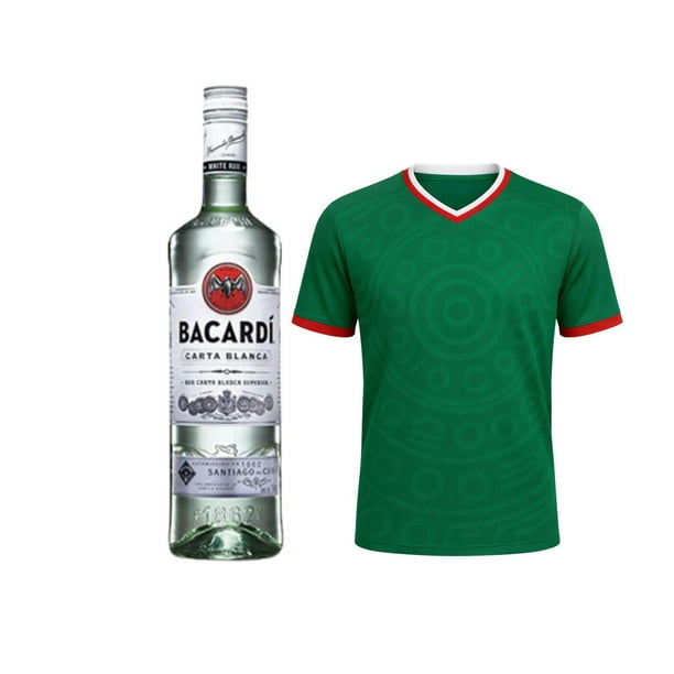 Ron Bacardí Blanco 700 ml + Jersey Verde L | Walmart en línea