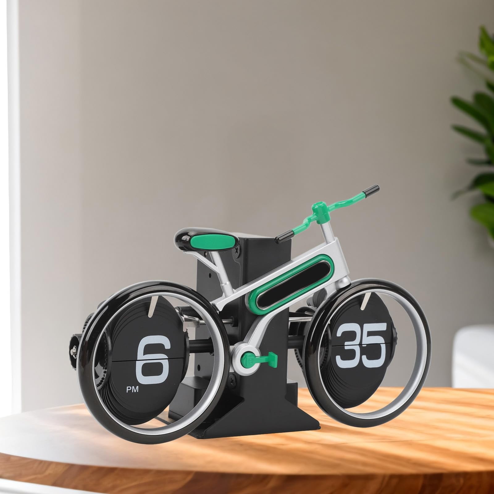 Digital Stopwatch Sports Sand Timers Flip Clock Bike Shaped Auto Flip ...