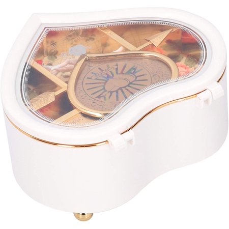 Multifunctional Rotating Music Box Valentine's Day Gift (white Love ...